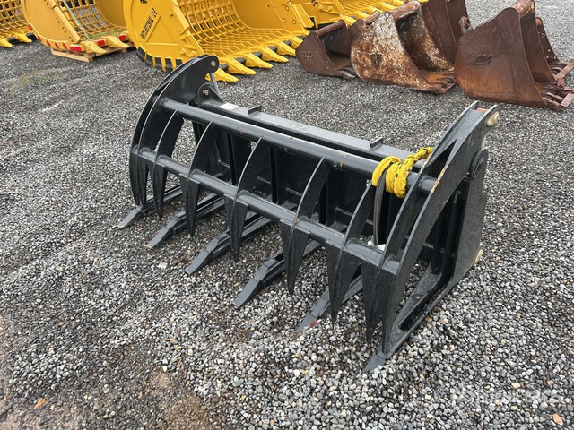 All-Star 68 in Heavy Duty Root Rake Skid Steer Grapple (Unused ...