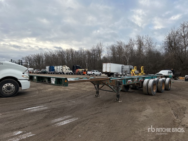 2000 Transtech Tri/A Extendable 40ft - 53ft Container Trailer | Ritchie ...