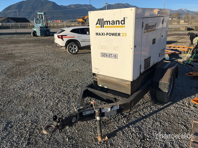 2016 Allmand Maxi-Power 25 25 kVA Mobile Generator Set | Ritchie Bros ...
