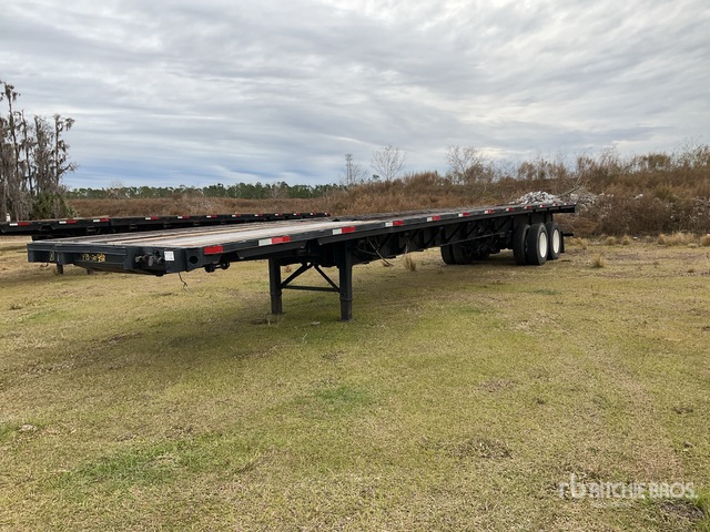 2001 Manac T/A 48 ft - 80 ft Extendable Flatbed Trailer | Ritchie Bros ...