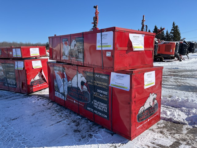 2025 Arctic Shelter 60 Ft x 30 Ft x 22 Ft Peak Double Truss Storage ...