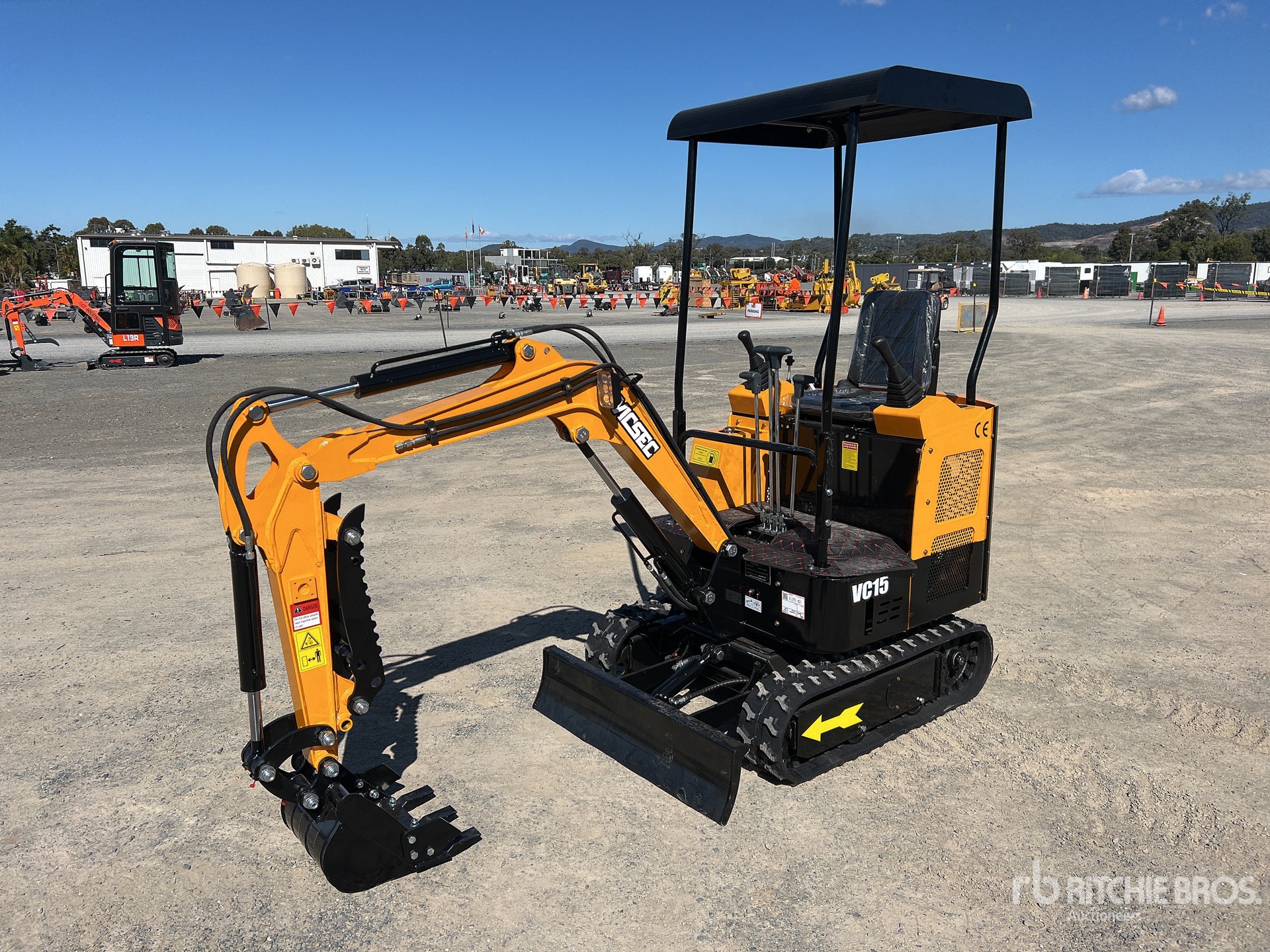 2025 VICSEC VC15-Y Mini Excavator (Unused) | Ritchie Bros. Auctioneers
