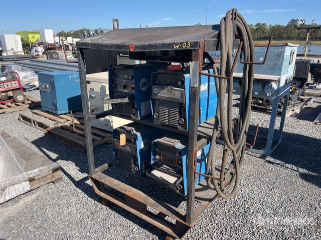 Miller XMT 304 CC/CV (4) Bank Electric Welder | Ritchie Bros. Auctioneers