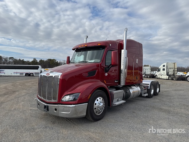 2018 Peterbilt 579 6x4 T/A Sleeper Truck Tractor | Ritchie Bros ...