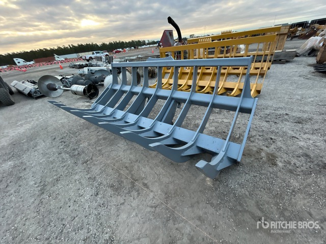 JRB 113 in Skeleton Wheel Loader Root Rake | Ritchie Bros. Auctioneers