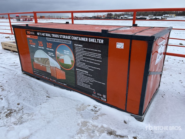 TMG 40 ft x 40 ft Dual Truss Container Shelter (Unused) | Ritchie Bros ...