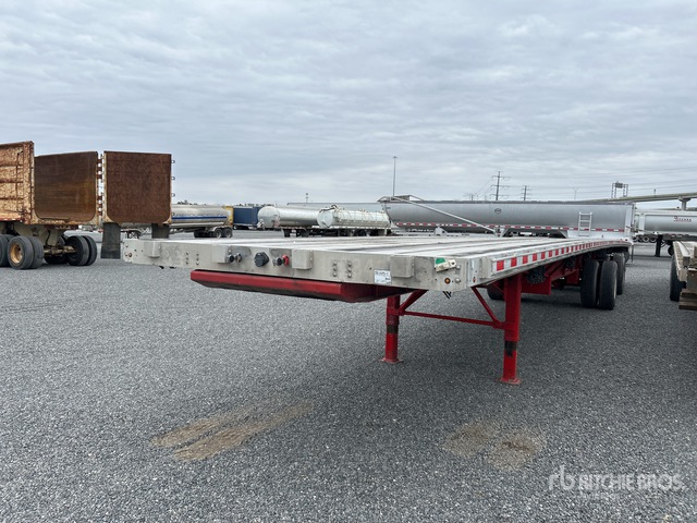 2007 Transcraft Eagle IINW2 53 ft T/A Spread Axle Flatbed Trailer | Ritchie Bros. Auctioneers