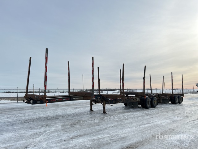 2005 Doepker 40 ft B-Train Lead Short Wood Log Trailer | Ritchie Bros ...