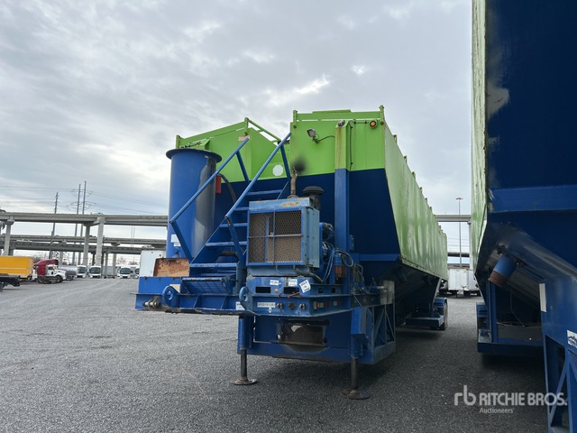 2012 NOV FS40 68000 lb 61 ft T/A Sand Field Bin Oilfield Trailer ...