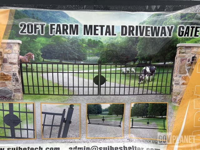 (3) Suihe 20' Farm Metal Driveway Gates - Unused in Southampton, New ...