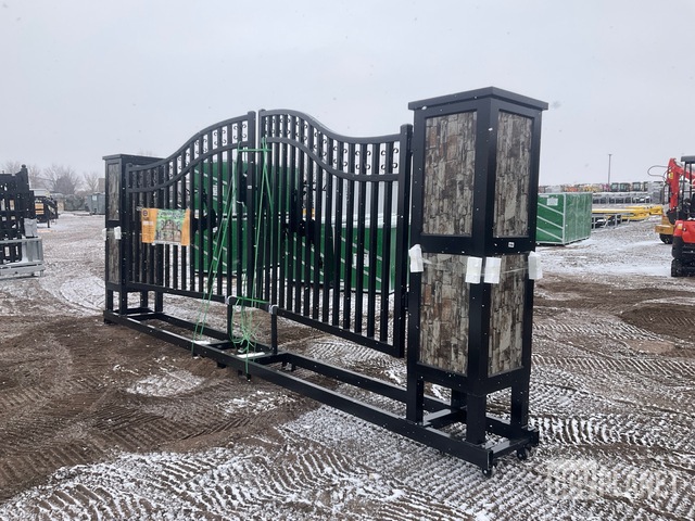 Suihe 20' Farm Iron Driveway Gate - Unused in Colorado Springs ...