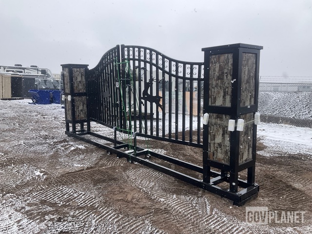 Suihe 20' Farm Iron Driveway Gate - Unused in Colorado Springs ...