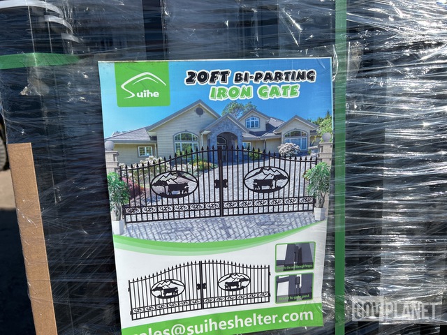 Surplus (4) Suihe 20' BI-Parting Iron Gates - Unused in Colorado ...