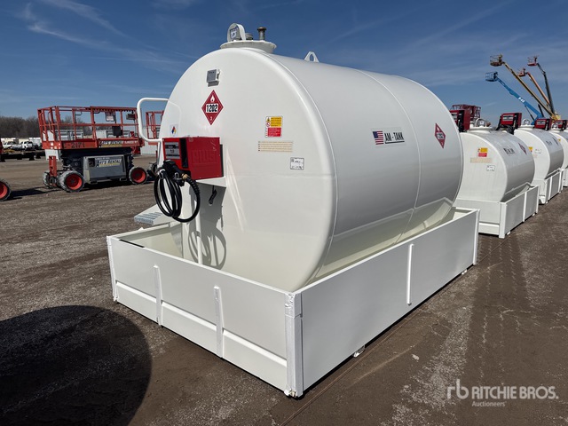 2025 AM Tank 2300N 2376 gal Skid Mounted Steel Fuel Tank (Unused ...