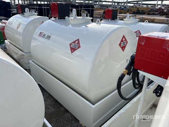 AM Tank 800 838 gal Skid Mounted Steel Diesel Fuel Tank (Unused ...