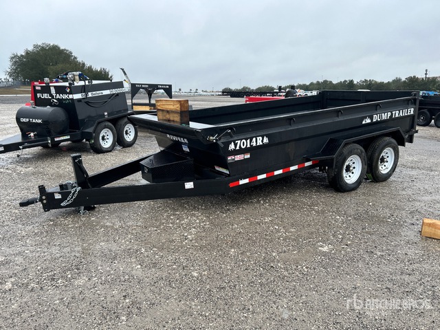 2025 Ranco 7014R 14 ft T/A Remorque à Benne Utilitaire | Ritchie Bros ...