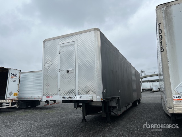 2007 Doonan 482DB14GMV 48 ft T/A Low Pro Step Deck Curtain Side Trailer ...