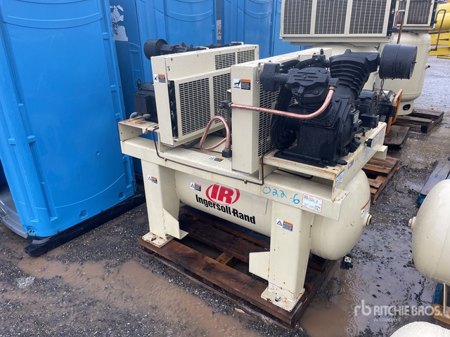 Ingersoll Rand 2545V 35 cfm Skid-Mounted Electric 120 gal Air ...