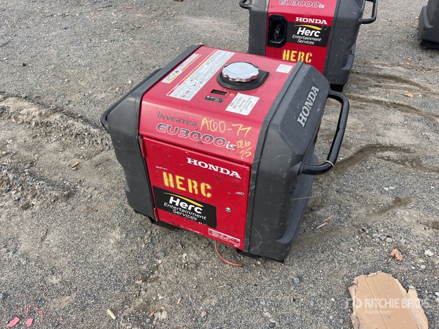 2016 Honda EU3000IS1A 2.8 kVA Groupe électrogène portable | Ritchie ...