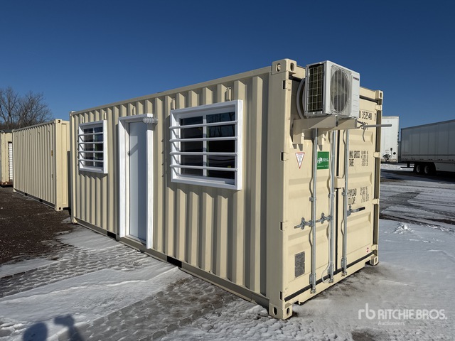 2024 20 ft x 8 ft Skid-Mounted Mobile Office Container (Unused ...