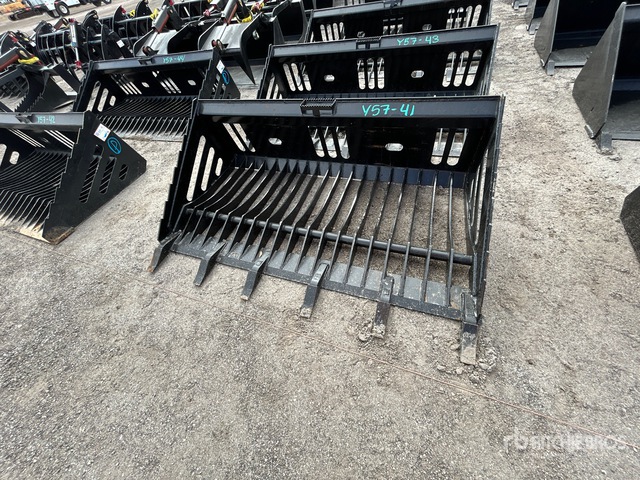 Wildcat 68 in Skeleton W/ Teeth Skid Steer Bucket (Unused) | Ritchie ...