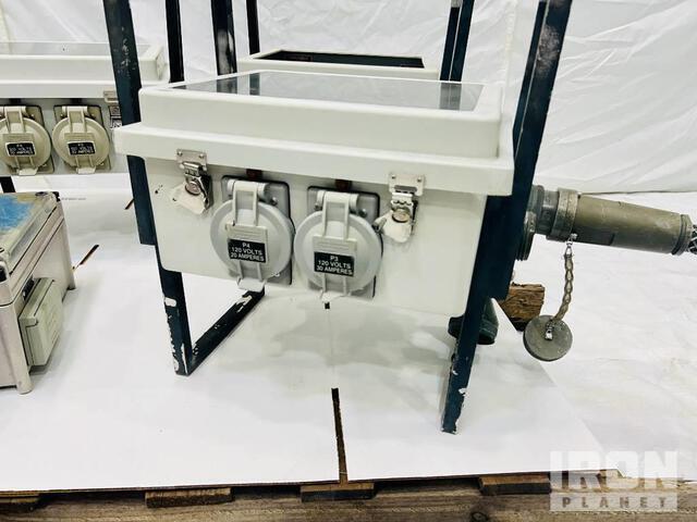 Qty. (4) DRASH Feed Through Power Distri Spider Boxes with Cords ...