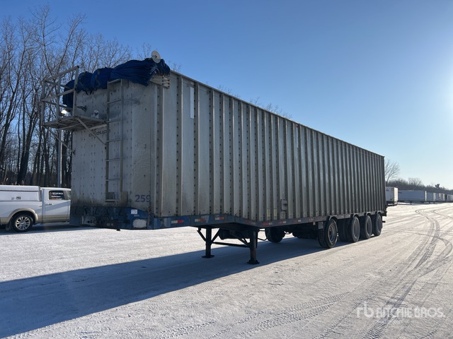 2001 Deloupe BA53 53 ft x 102 in Quad/A Open-Top Chip Trailer | Ritchie ...