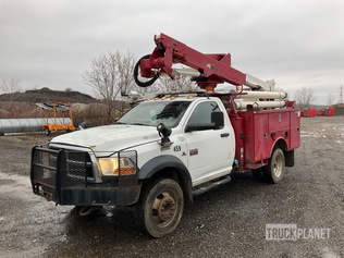 2010 Altec AT37-G 37 ft on 2011 Ram 5500 4x4 Bucket Truck in Canton ...