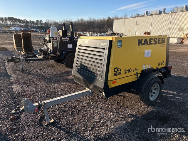 2015 Kaeser M58 210 cfm Mobile Air Compressor | Ritchie Bros. Auctioneers