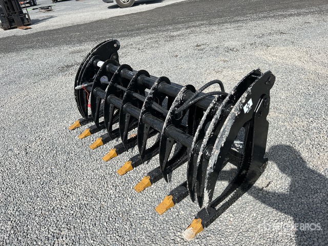 2025 GIYI GY-CWG72 72 in Root Rake Skid Steer Grapple (Unused ...