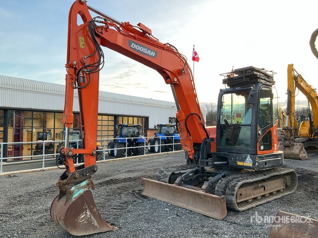 2018 Doosan DX85R-3 Tracked Excavator | Ritchie Bros. Auctioneers