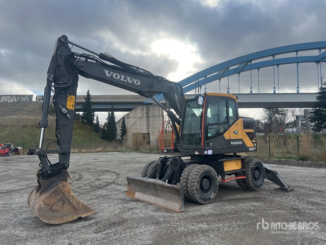 2018 Volvo EWR150E Pelle Sur Pneus excavadora de ruedas | Ritchie Bros ...