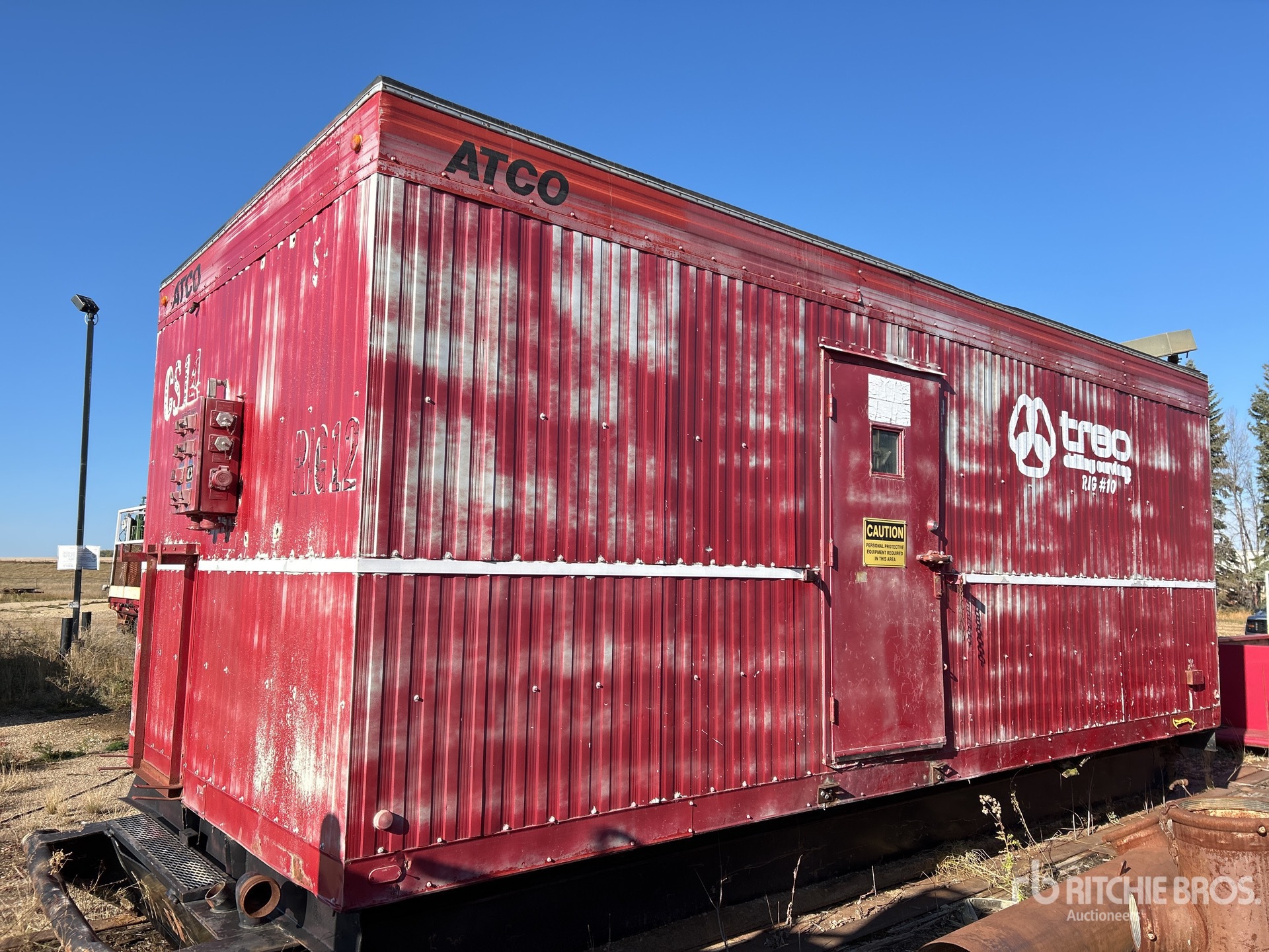 2000 Atco 24 ft x 10 ft 1 in Skid-Mounted Core Shack | Ritchie Bros ...