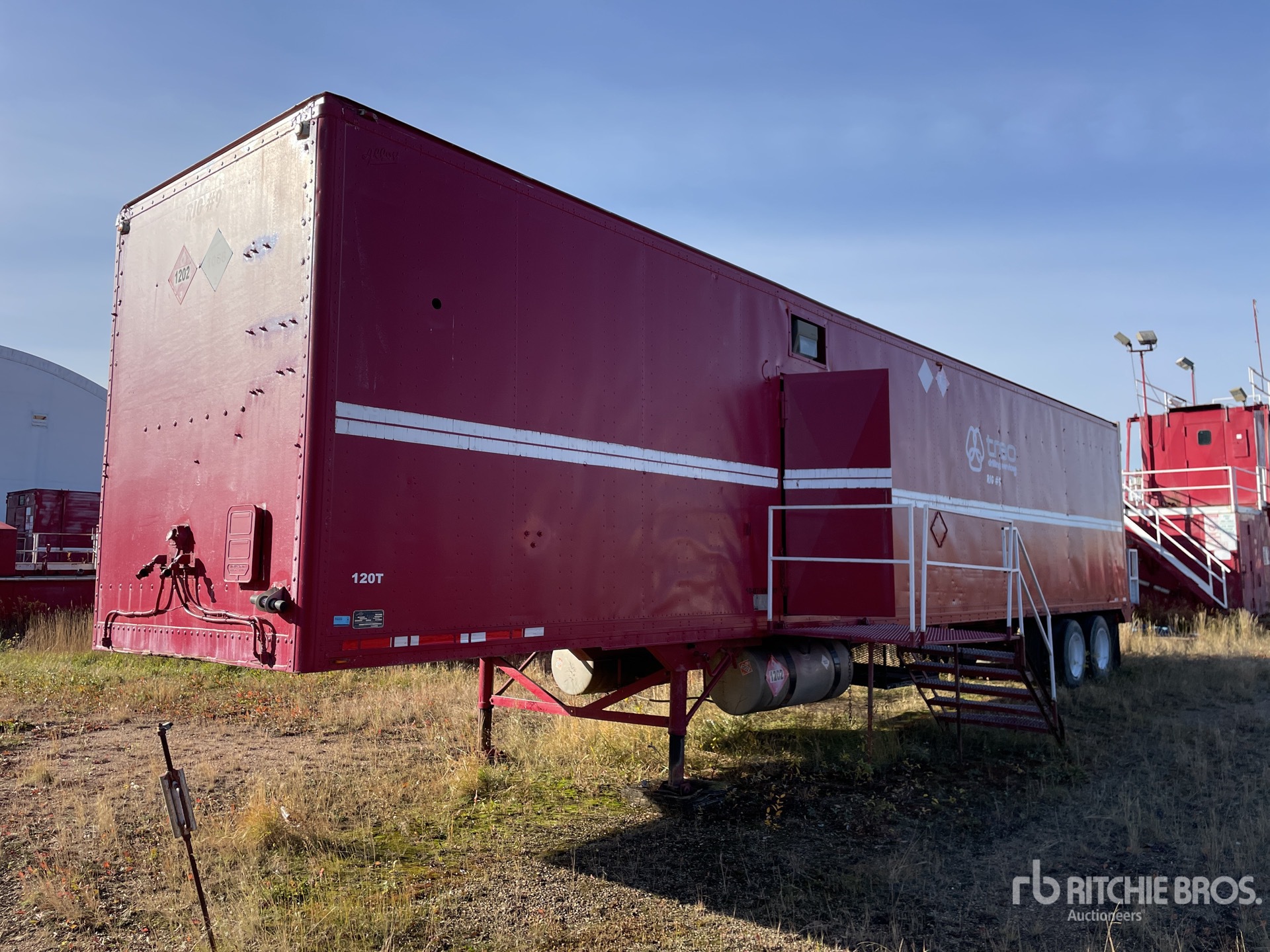 1993 Alloy Van ATVT-48 48 ft x 102 in T/A Tool Crib Semi-remorque ...