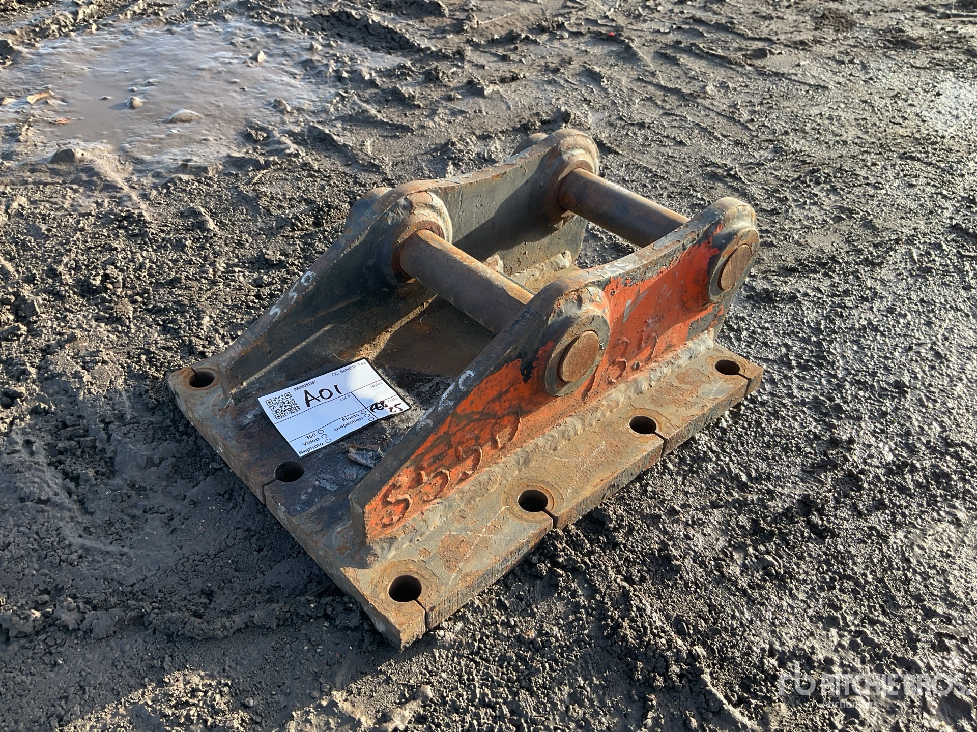 Excavator Headstock Bracket Accessoire divers pour excavatrice ...