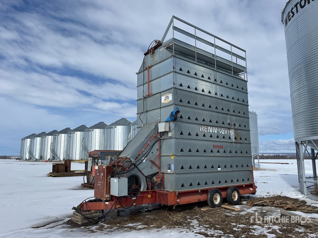 Renn vertec RV1490 1000 bu/hr Portable 8 Tier Continuous Grain Dryer ...