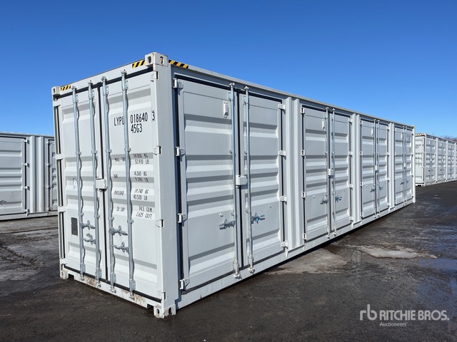 2025 40 ft High Cube Multi-Door Contenedor de almacenamiento | Ritchie ...