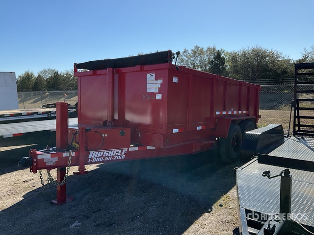 2025 Top Shelf DT71416KBP 20 ft T/A Dump Utility Trailer | Ritchie Bros ...