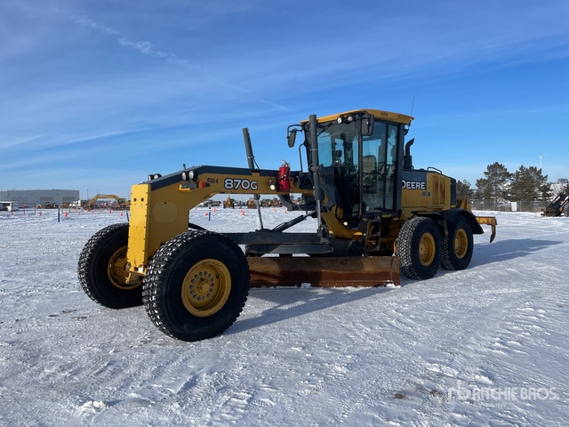2011 John Deere 870G Motor Grader | Ritchie Bros. Auctioneers