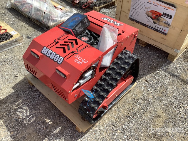 2025 MMS MS800 Remote Control Tracked Tondeuse à gazon (Unused ...