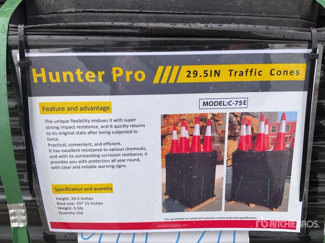 2024 HUNTER PRO C-75E Traffic Cones Traffic Cones (Unused) | Ritchie ...