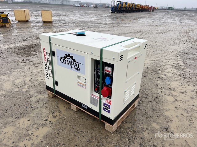 2024 Compal VG-R110 10 kW / 11 KVA Groupe électrogène portable (Unused) | Ritchie Bros. Auctioneers