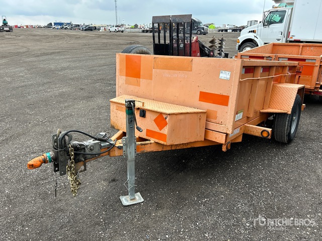 2018 Miska 8 ft S/A Tipping Utility Trailer | Ritchie Bros. Auctioneers