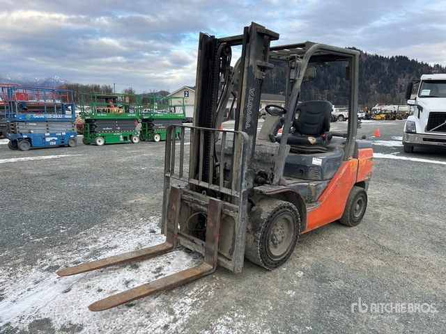 2020 Toyota 8FGU32 6020 lb Pneumatic Tire Forklift (Inoperable ...