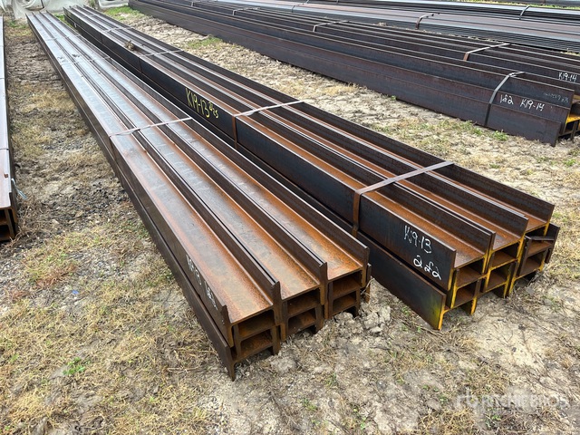Quantity of (2) Bundles 6 In. A992/A572-50 40 Ft. Wide Flange Beam ...