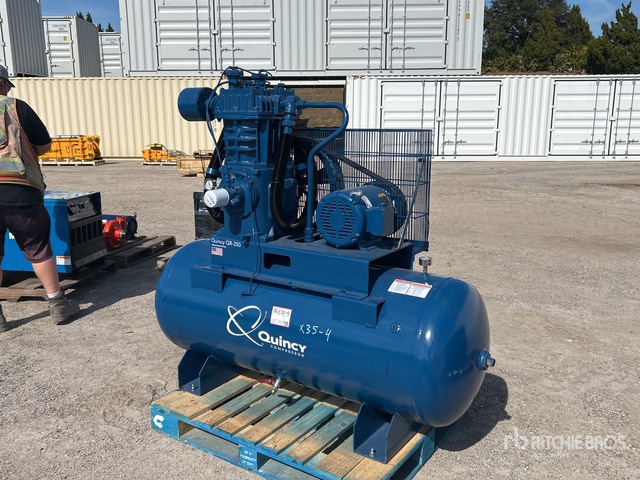 Quincy QR25-350 Skid-Mounted Electric Air Compressor | Ritchie Bros ...