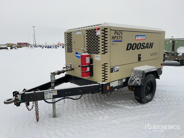2017 Doosan P425/HP375 Mobile Air Compressor | Ritchie Bros. Auctioneers