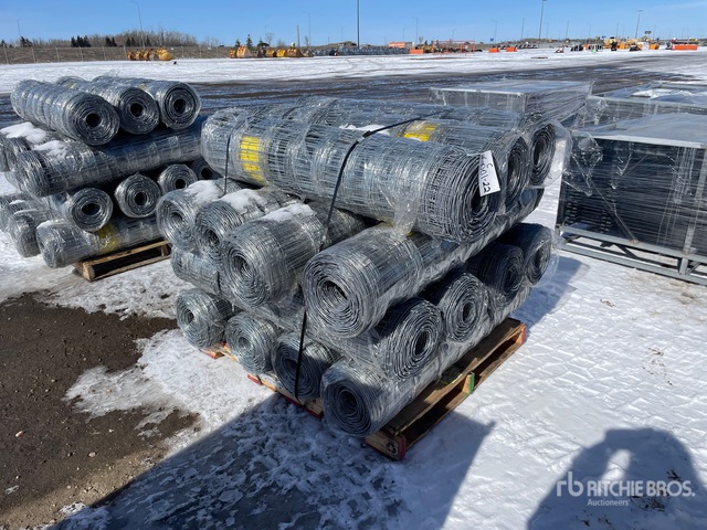 Quantity of 2025 BYT FFC762 330 ft x 4 ft Galvanized Farm Fencing ...