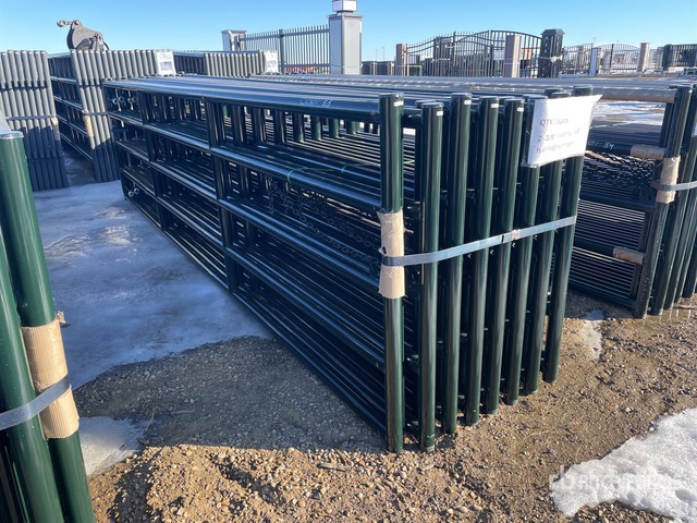 Quantity of (16) 2025 BYT MRG160 16 ft Magnum Ranch Livestock Gate ...