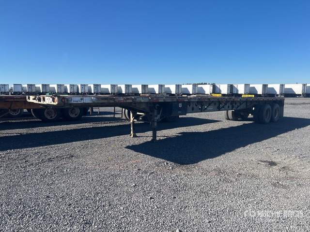 1987 Transcraft TL 90K-45 45 ton 45 ft T/A Flatbed Trailer | Ritchie Bros. Auctioneers
